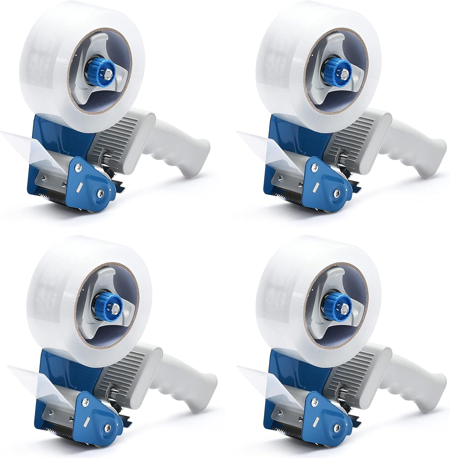 Packing Tape Dispenser Gun (4 Packs) 2 Inch Tape Gun Dispenser with 2 ...