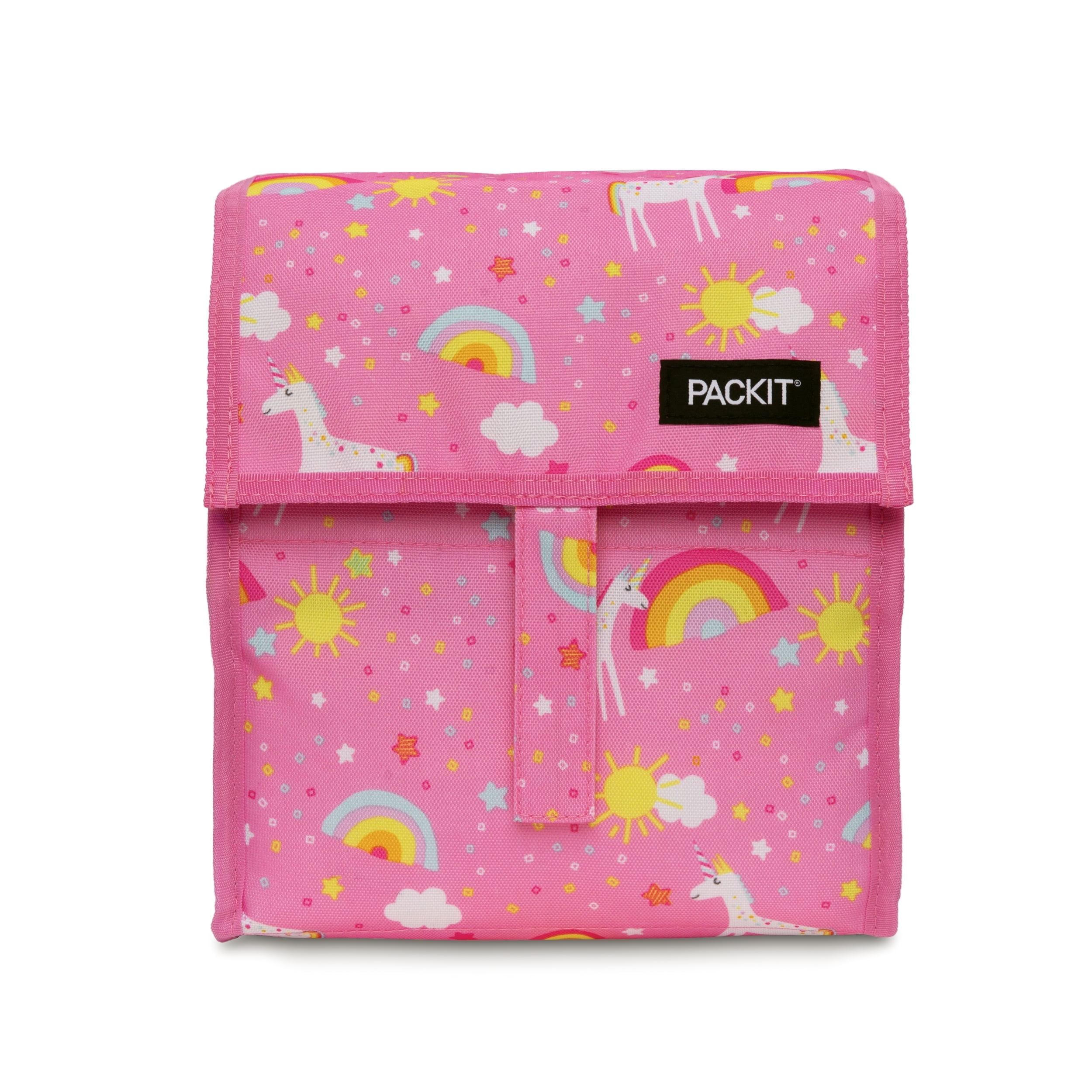 Packit Freezable Lunch Bag, Unicorn Dream Pink, BPA Free, Non-Toxic ...