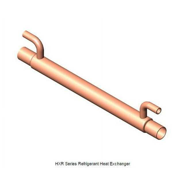 Packless Industries HXR-75 Refrigerant Heat Exchanger, 1 1/2 HP, IDS ...
