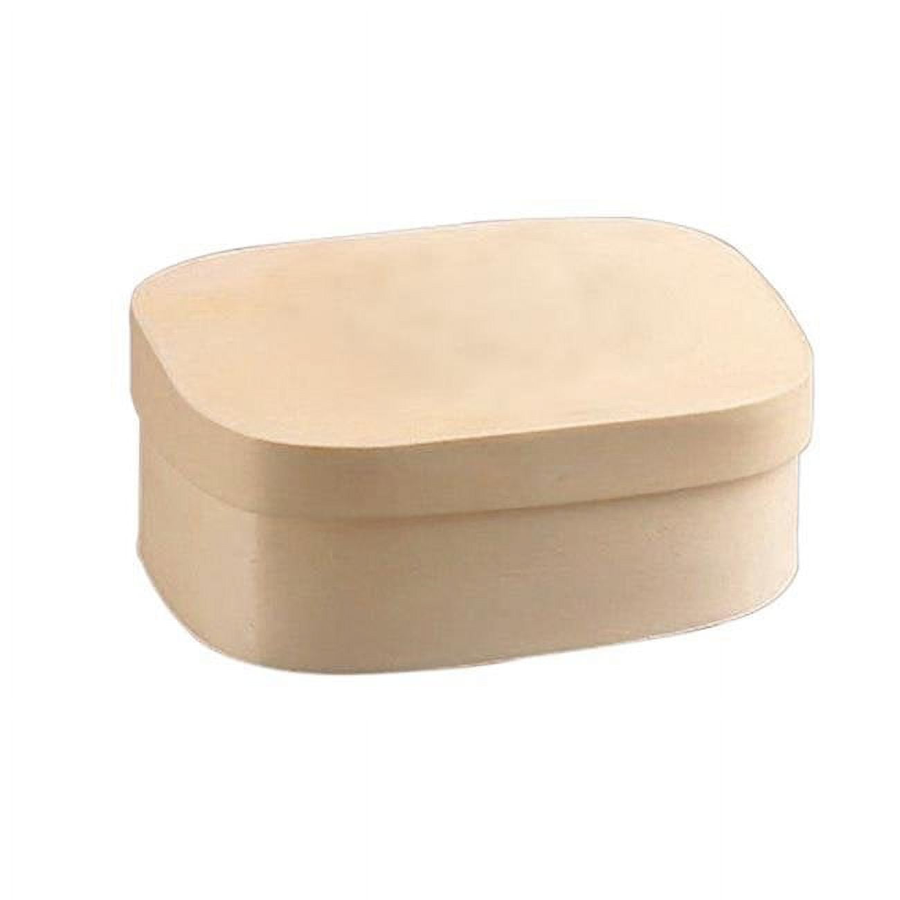 PacknWood 210BBOITE11 Rectangular Wooden Box & Lid - 4.33 x 3.15 x 2.17 ...