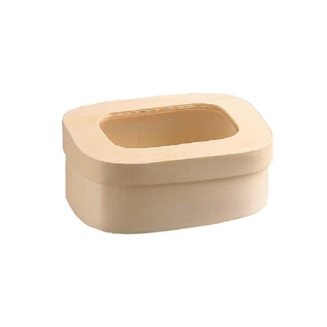 PacknWood 210BBOITE118F Wooden Rectangular Box & Window Lid - 8 Oz Oz ...
