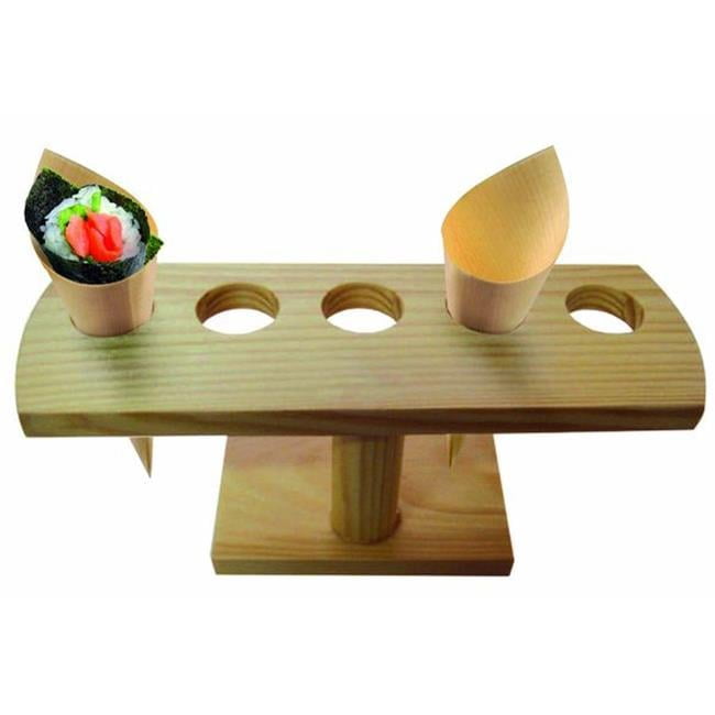 PacknWood 5 Holes Bamboo Cone And Temaki Display - Walmart.com