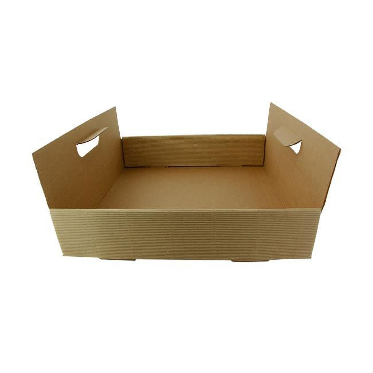 Packnwood 210PAPTRAY32H 13 x 13 x 3 in. Kraft Paper Tray with Handles ...