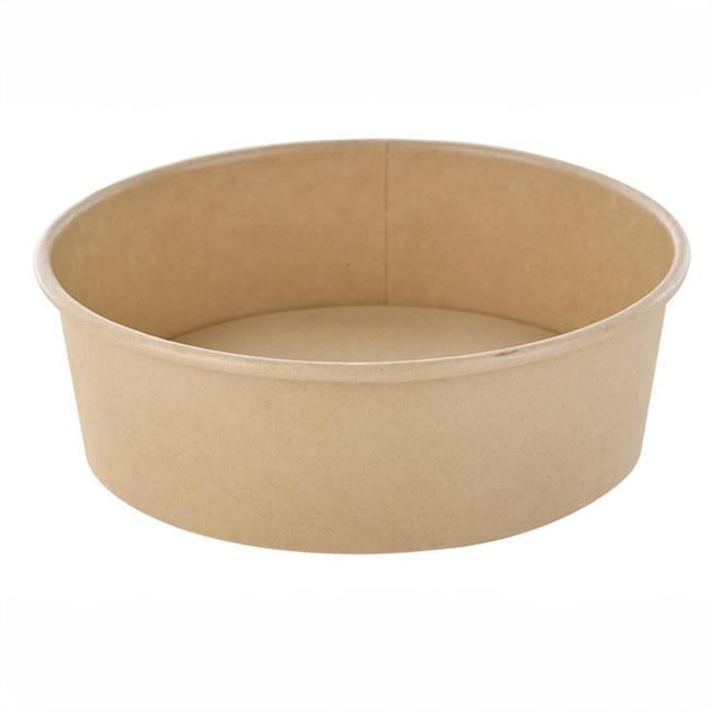 Packnwood 210PCW480TF 5.9 Dia. x 5 x 1.85 in. 16 oz Buckaty Bamboo ...