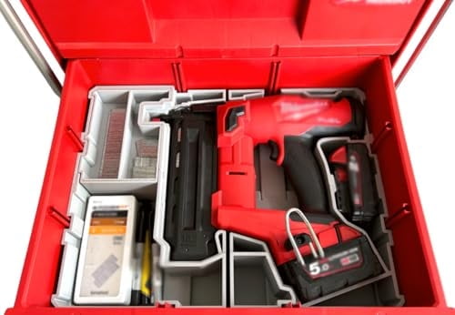 Packout Drawer Insert For Milwaukee M18 Brad Nailer Tool Accessory ...
