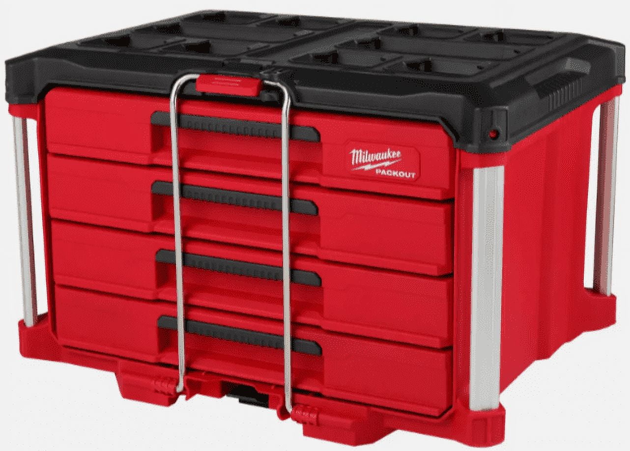 Packout PACKOUT 4 Drawer Tool Box Red - Walmart.com
