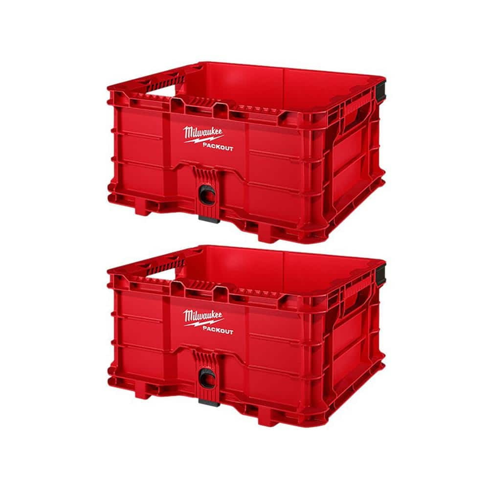 Packout Tool Storage Crate (2-Pack) - Walmart.com