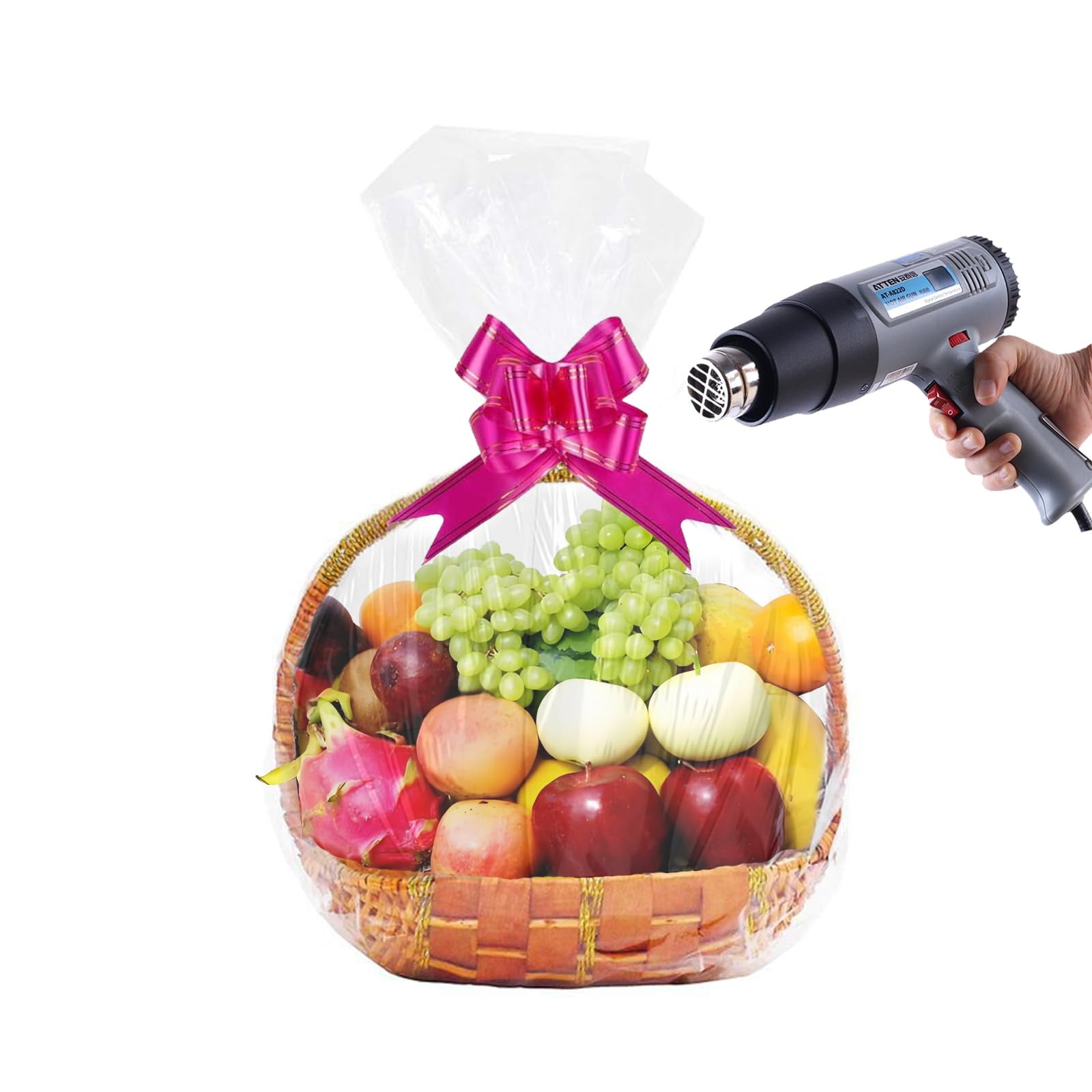 Packpal 5PACK 40x47 Inch YPF5 Clear Shrink Wrap Bags,Extra Large Jumbo ...