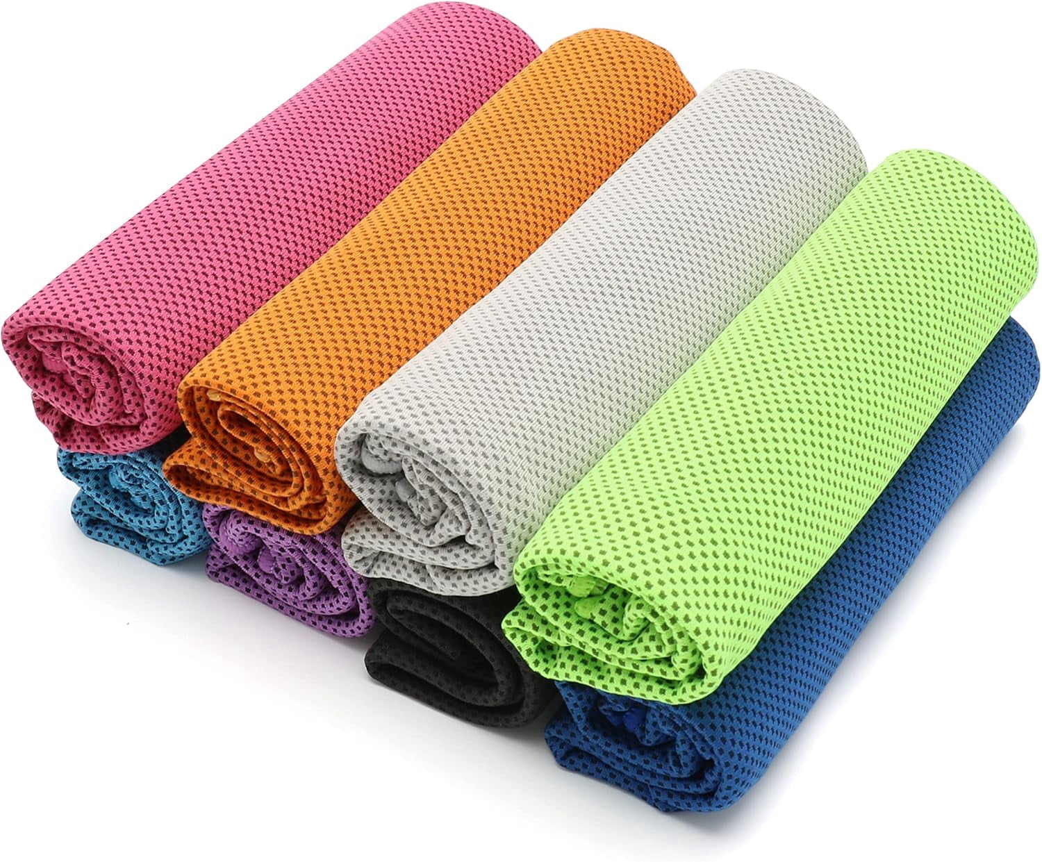 Packs Cooling Towel, Ice Towel, Microfiber, Soft Breathable Chilly ...