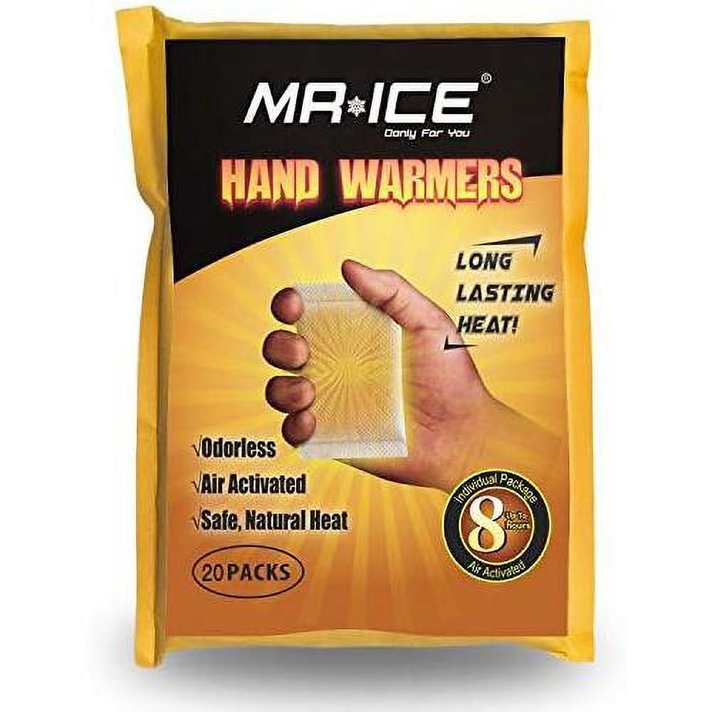 Packs Hand Warmers - Disposable Warm Pad - Long Lasting Safe Natural ...