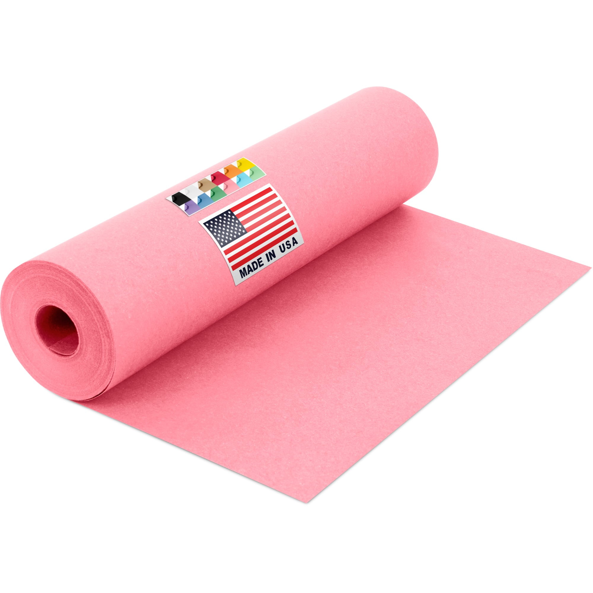 Paclord 12" x 1200" (100 ft) Pink Construction Paper Roll, 45 lbs ...