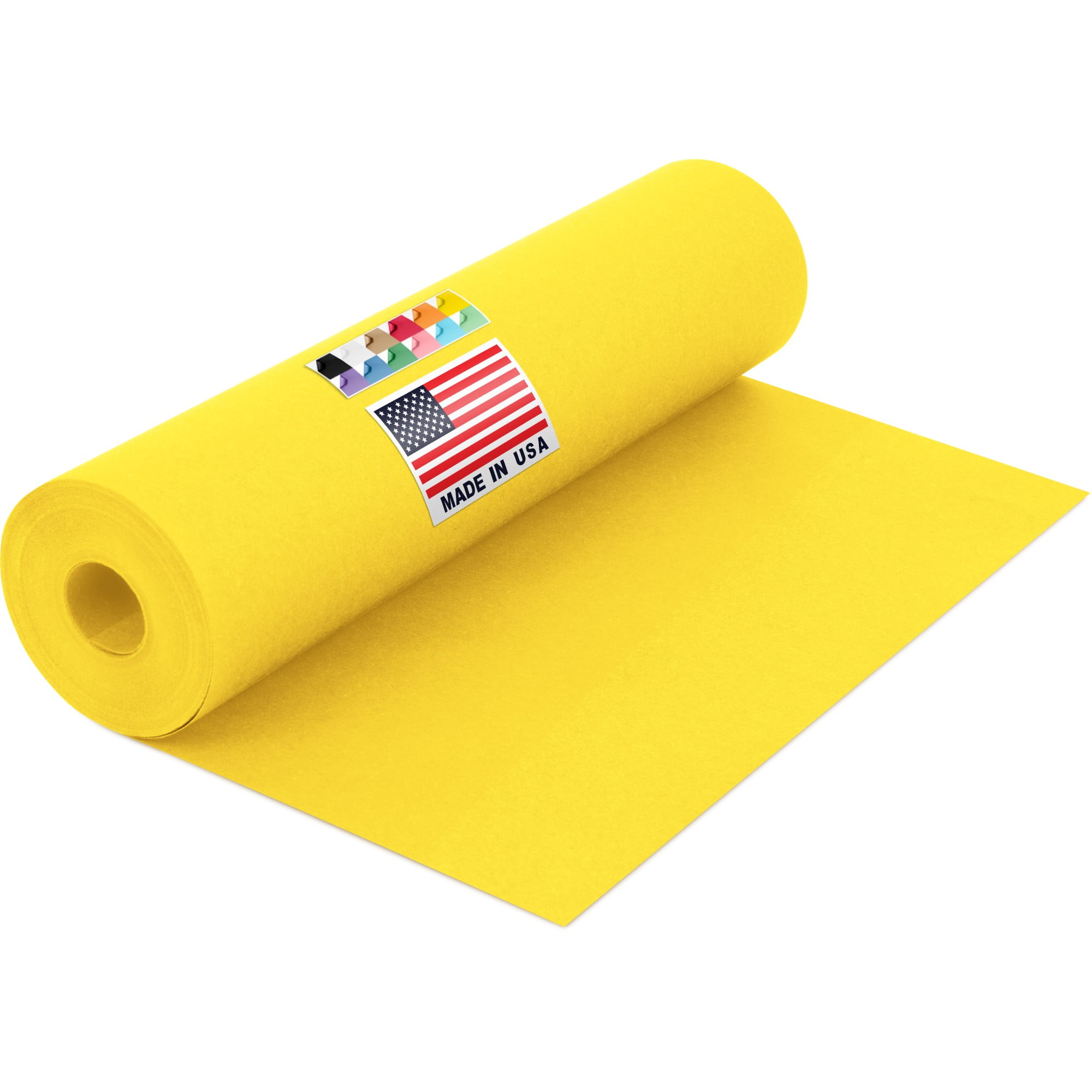 Paclord 12" x 1200" (100 ft) Yellow Construction Paper Roll, 45 lbs ...