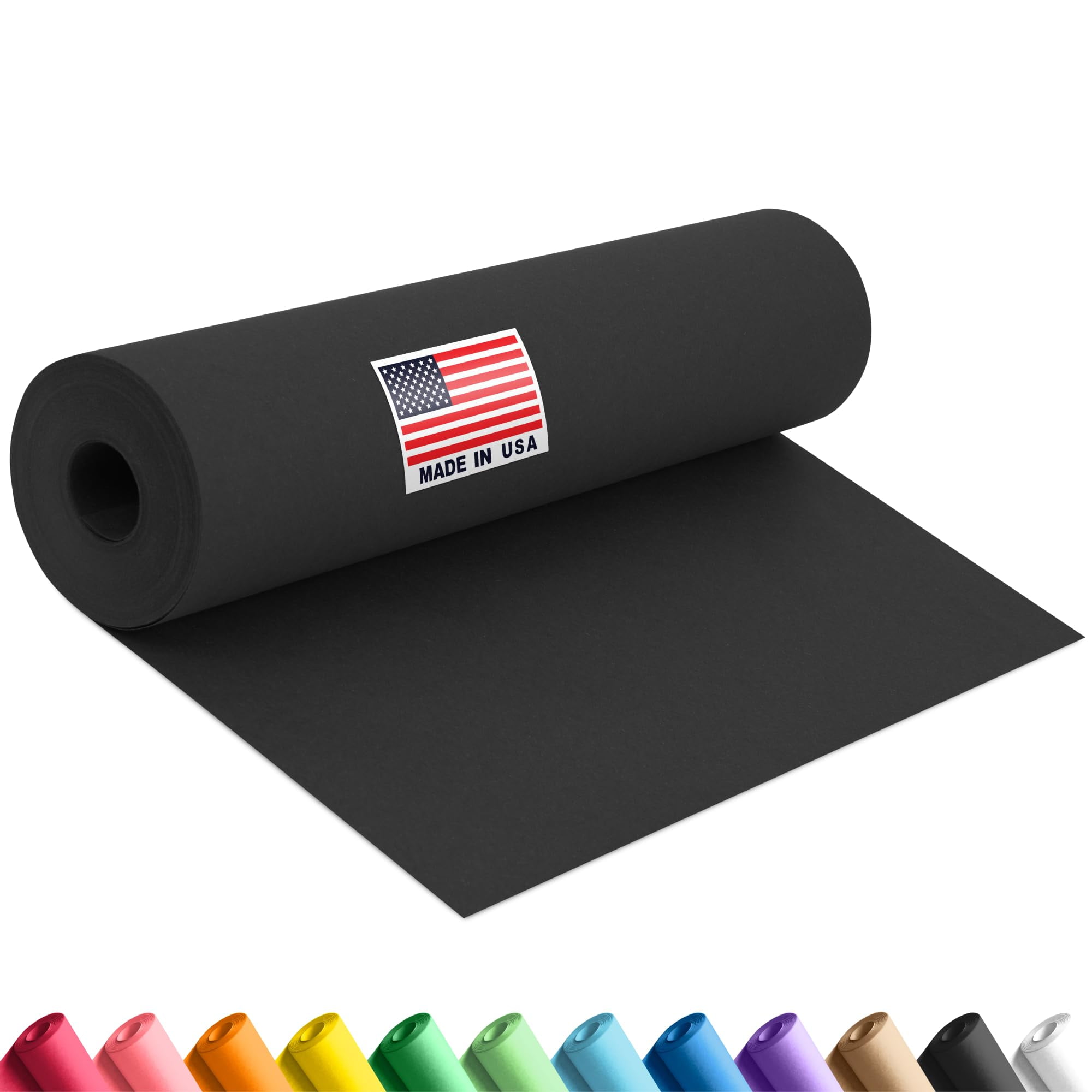 Paclord 12" x 1200" JKF25 (100 ft) Black Paper Roll, (Pack of 1 Roll ...