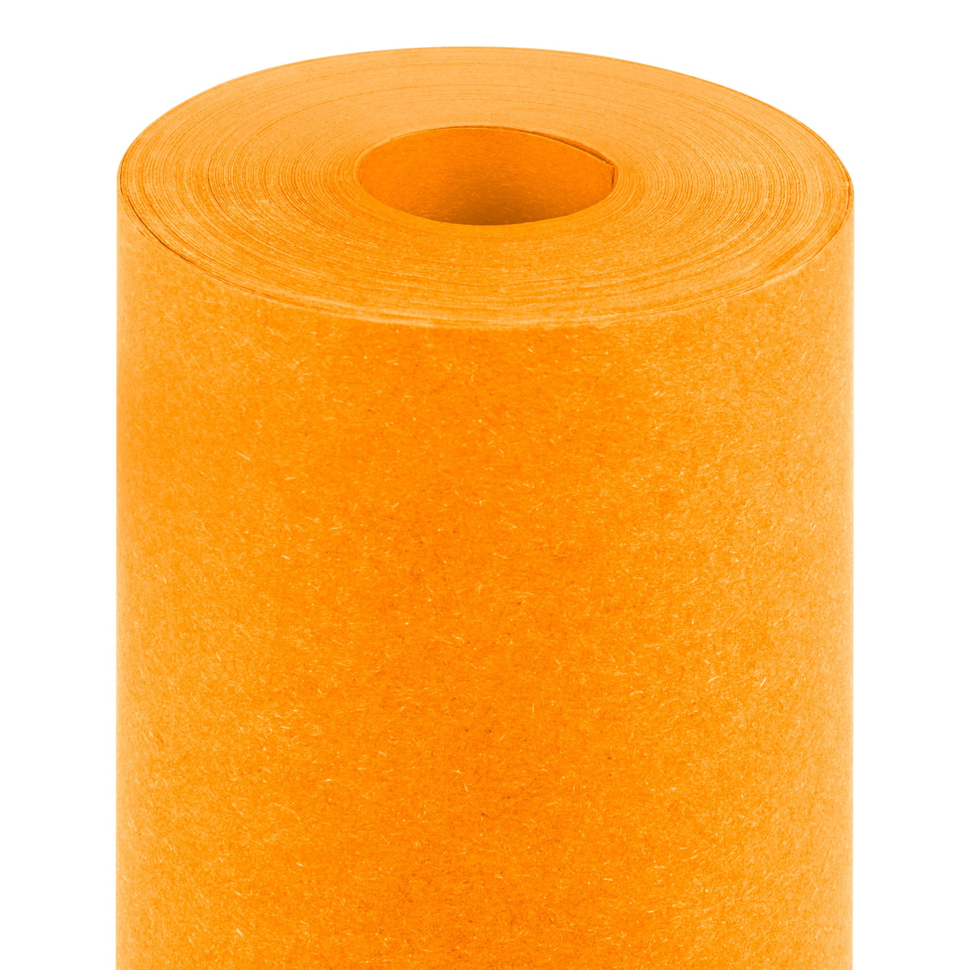 Paclord 18" x 1200" (100 ft) Orange Construction Paper Roll, 45 lbs ...