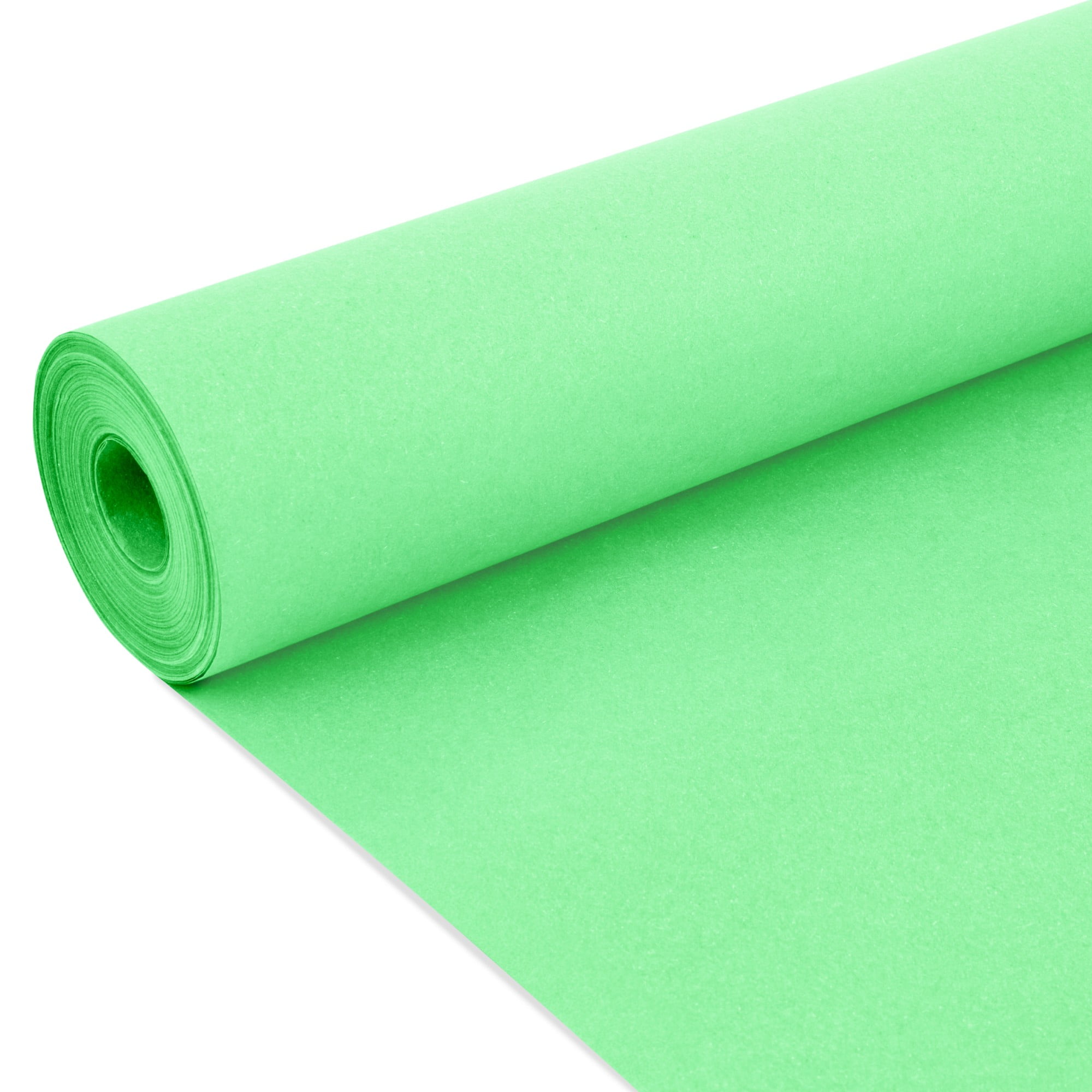 Paclord 24" x 1200" (100 ft) Light Green Construction Paper Roll, 45 ...