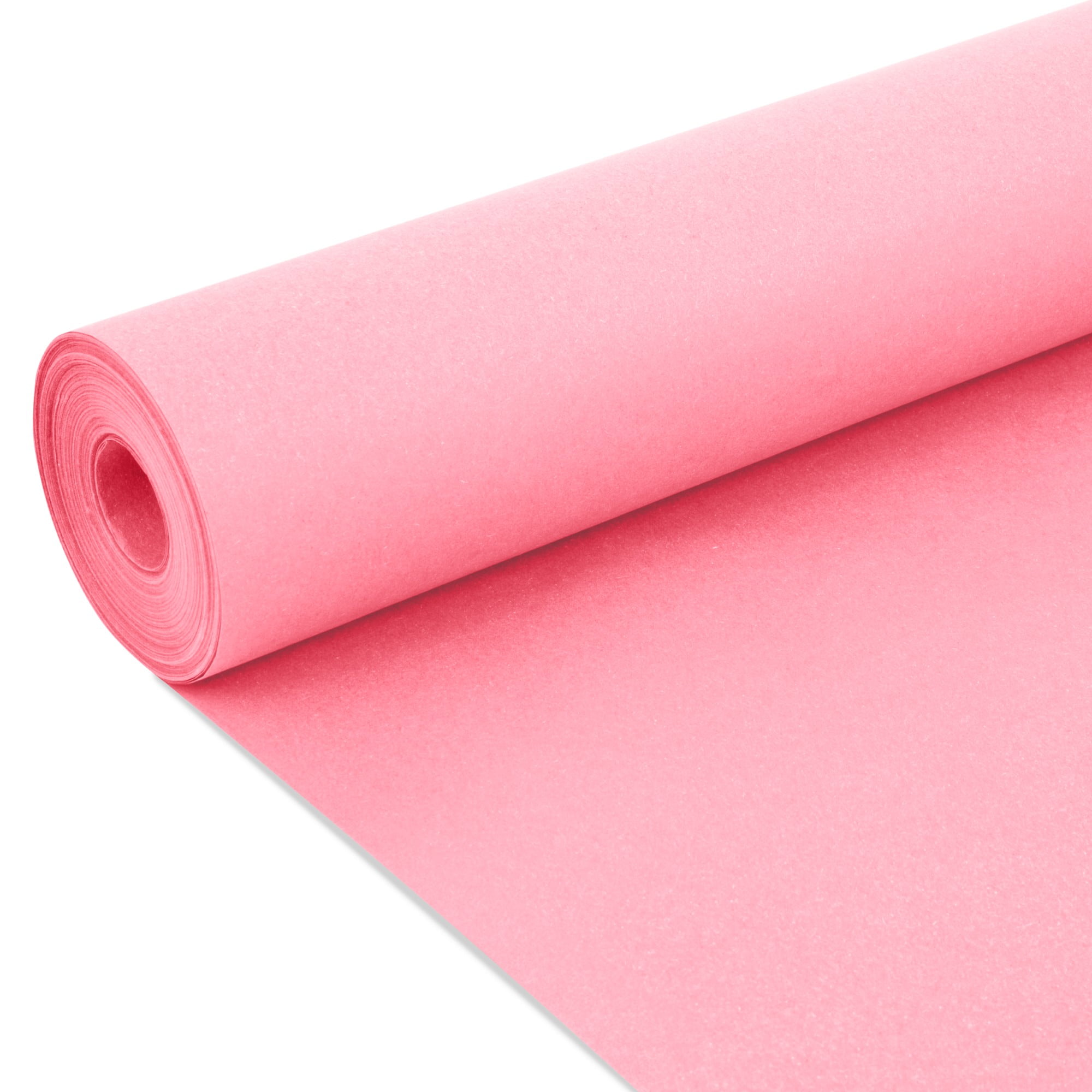 Paclord 24" x 1200" (100 ft) Pink Construction Paper Roll, 45 lbs ...