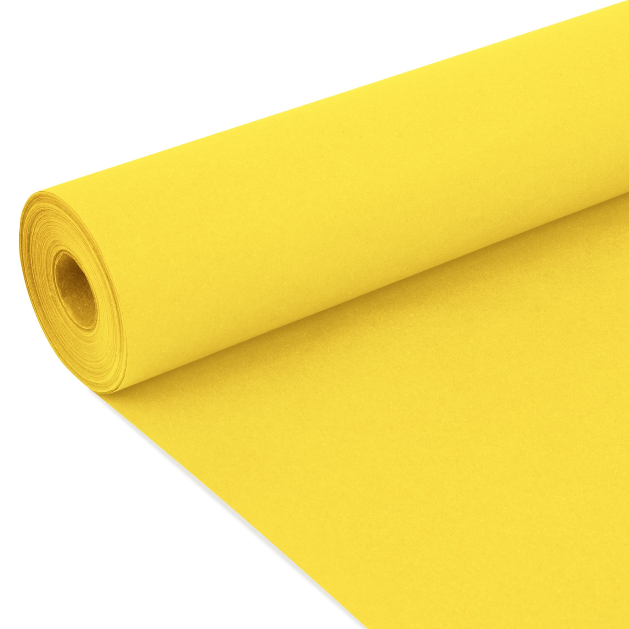 Paclord 24" x 1200" (100 ft) Yellow Construction Paper Roll, 45 lbs ...