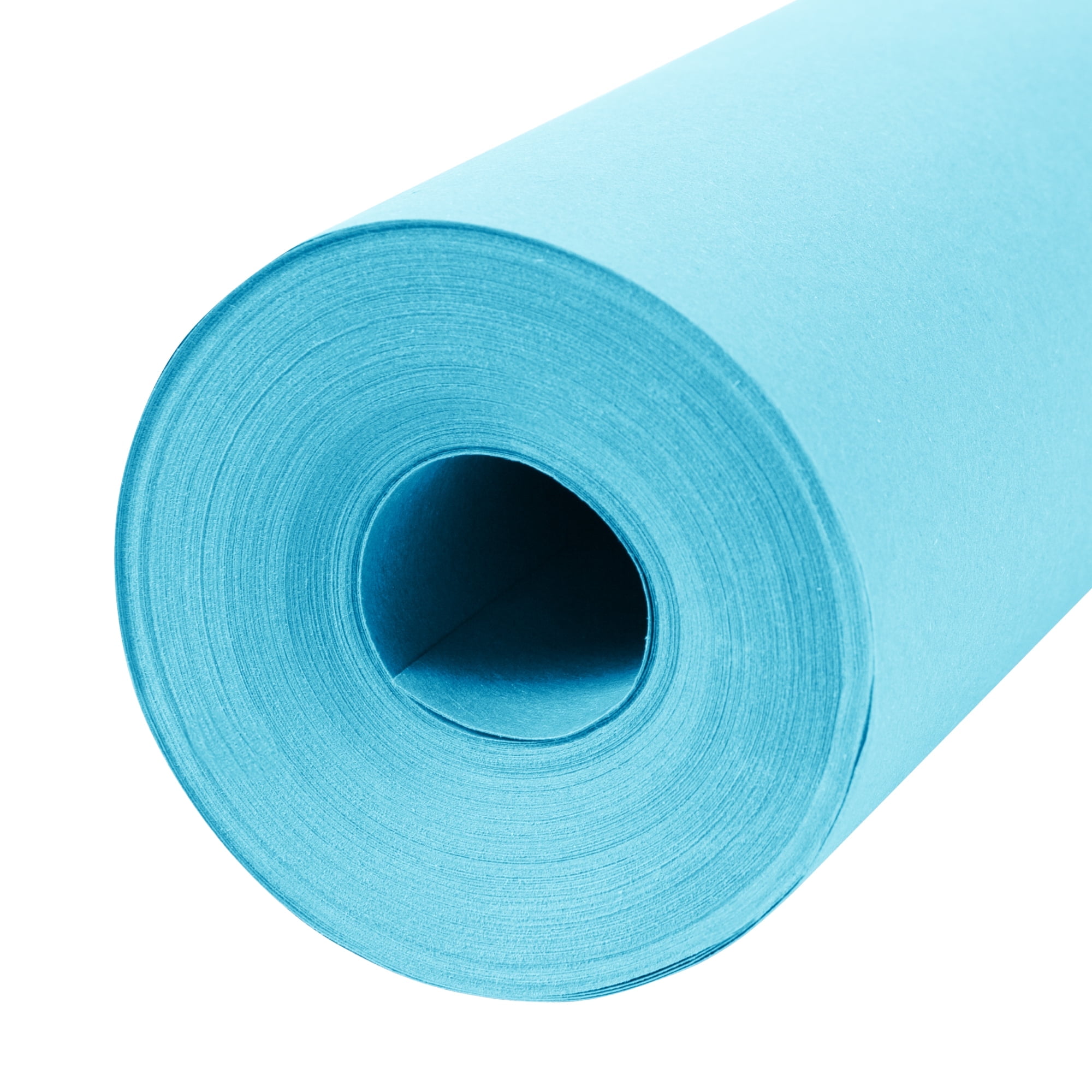 Paclord 36" x 1200" (100 ft) Light Blue Construction Paper Roll, 45 lbs ...