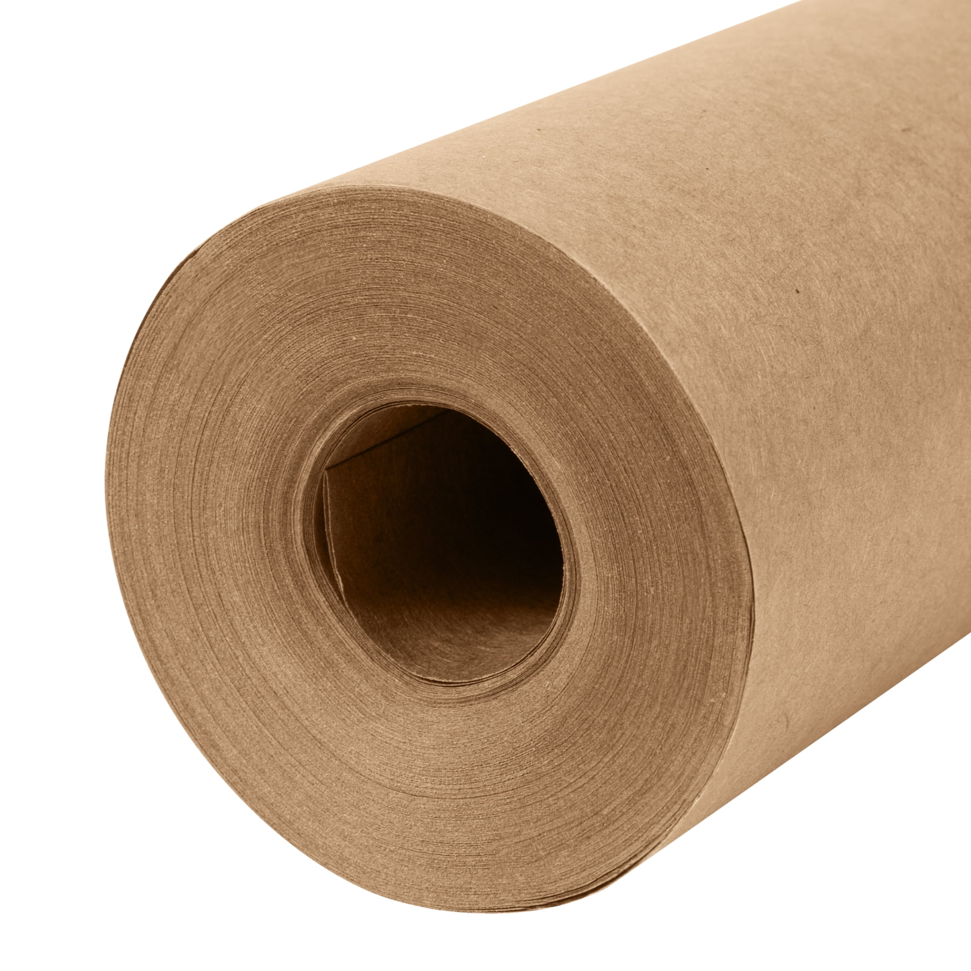 Paclord 36" x 1200" (100 ft) Natural Kraft Construction Paper Roll, 45 lbs Thickness – Made in ...