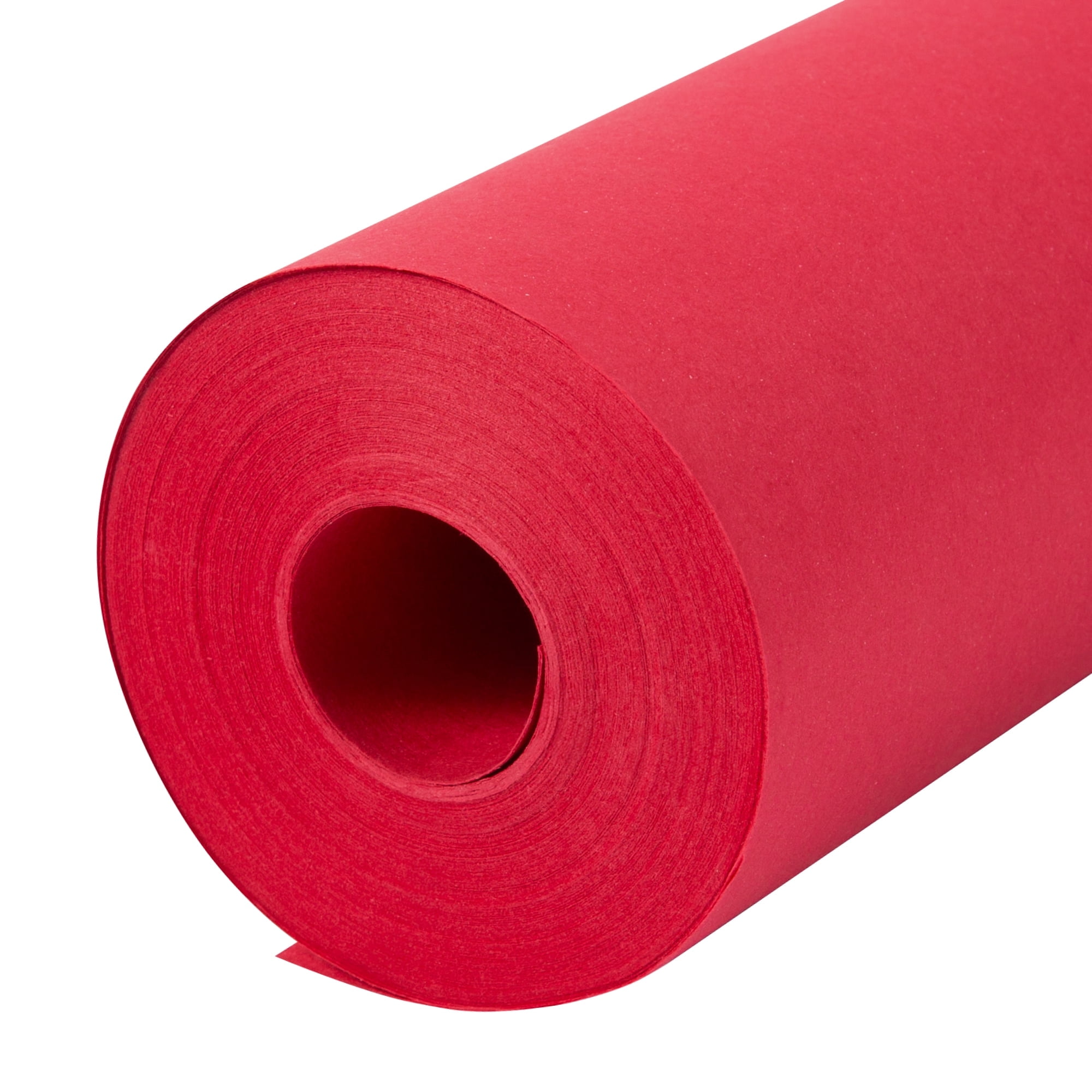 Paclord 36" x 1200" (100 ft) Red Construction Paper Roll, 45 lbs ...