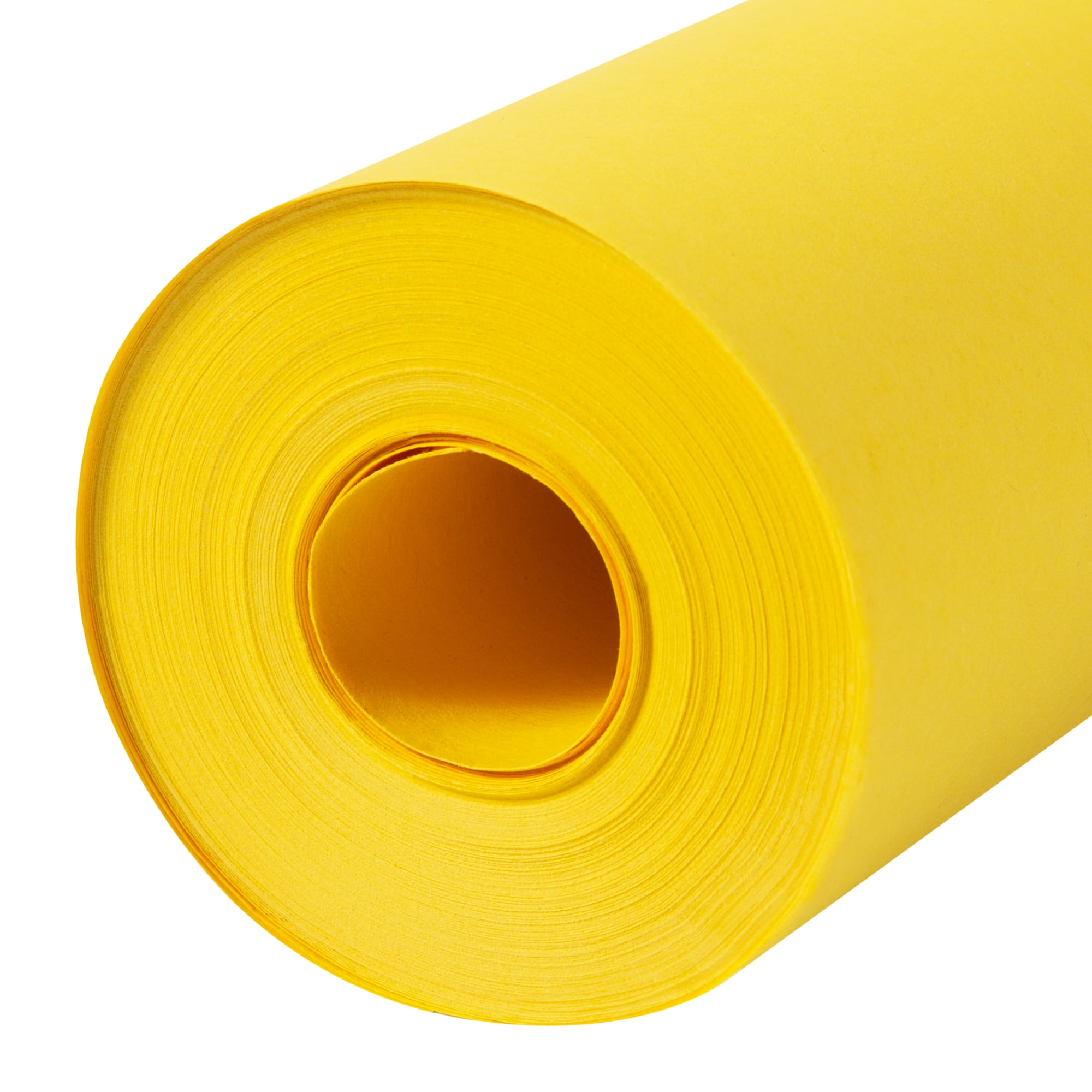 Paclord 36" x 1200" (100 ft) Yellow Construction Paper Roll, 45 lbs ...
