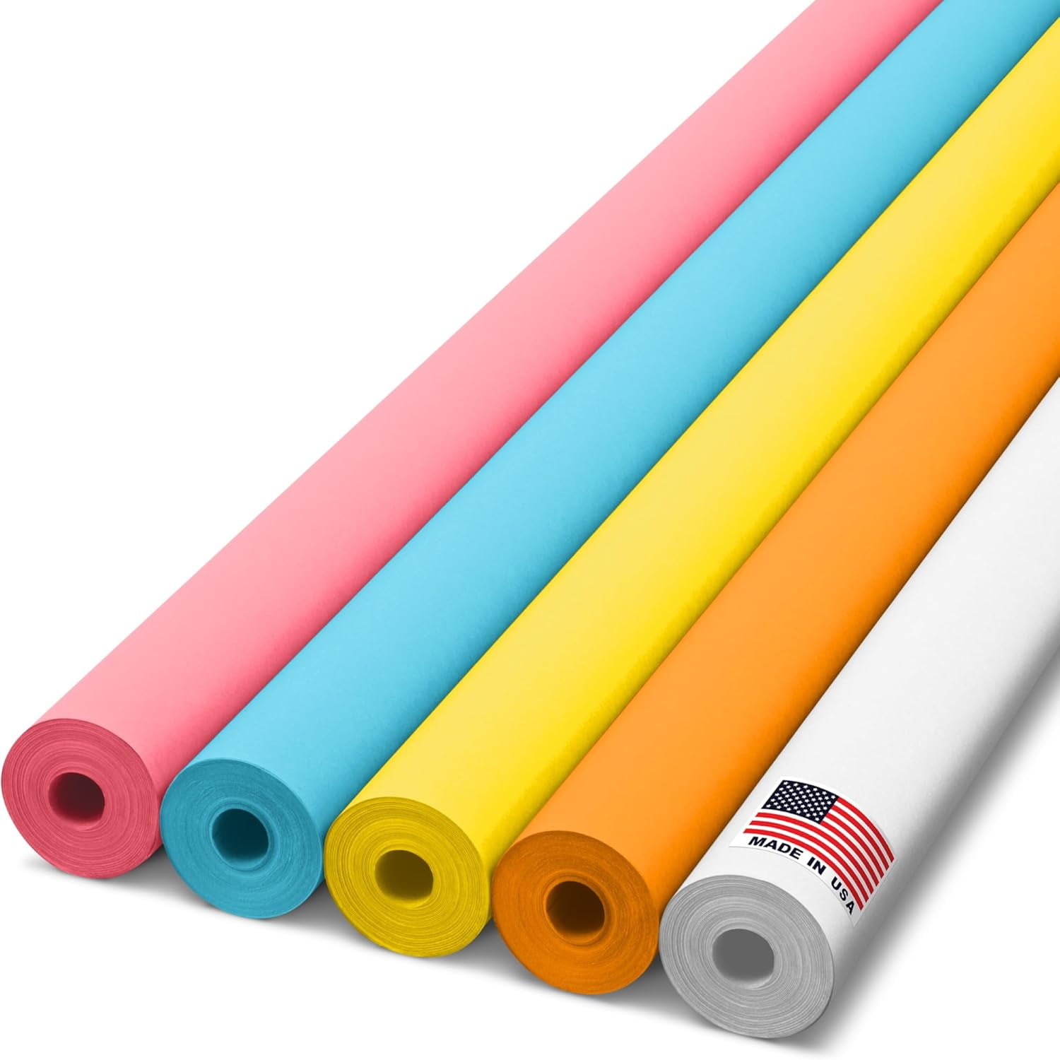 Paclord 48" x 1200" (100 ft) Beach-Themed Kraft Paper Set, 45 Lbs ...