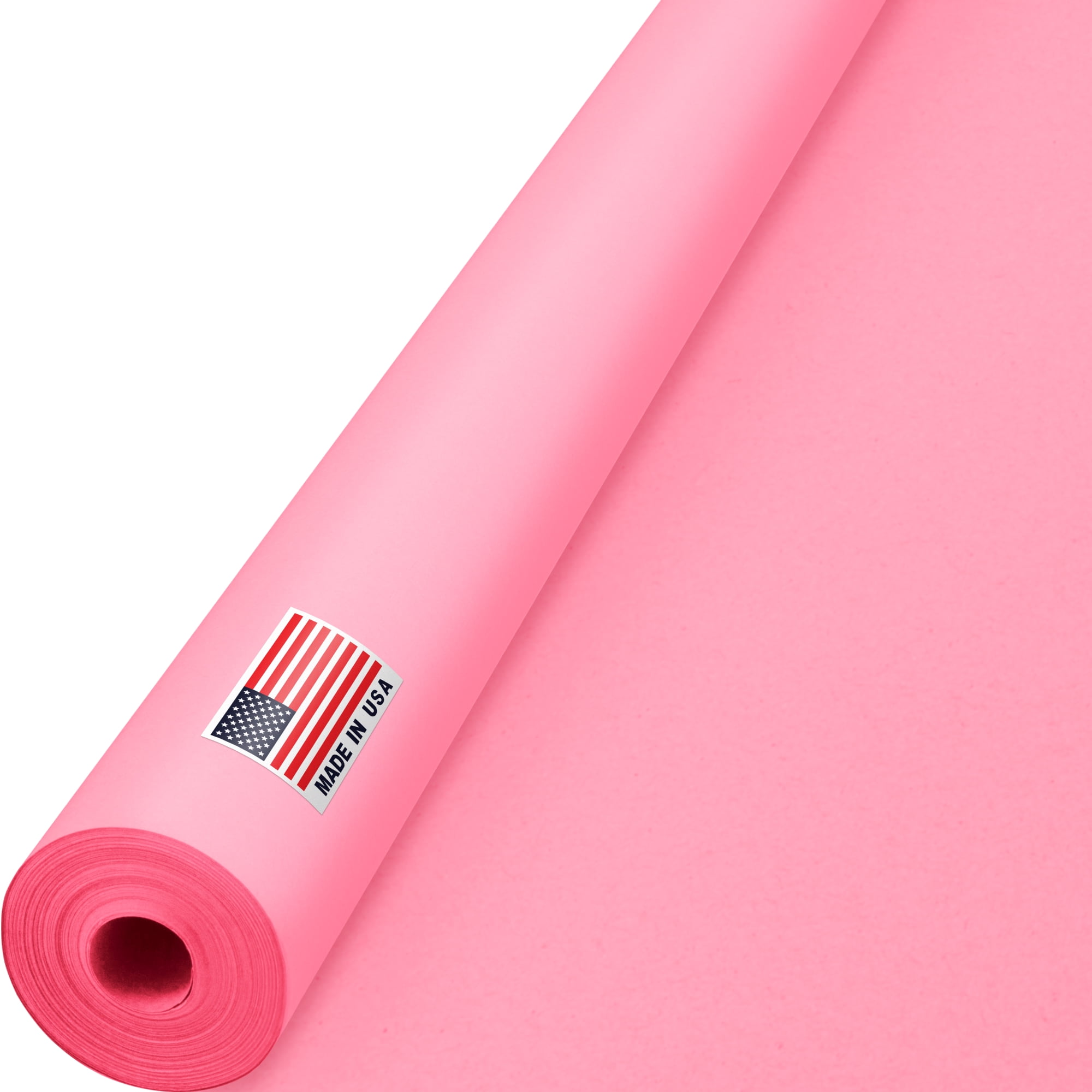 Paclord 48" x 1200" (100 ft) Pink Construction Paper Roll, (Pack of 1 ...