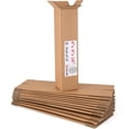 Paclord Tall Cardboard Boxes 4"L x 4"W x 18"H (Pack of 12) - USA-Made ...