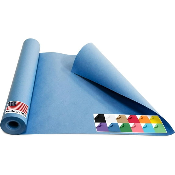 Paclord USA Made 18" x 1200" Dark Blue Kraft Paper Roll, 45 lbs ...