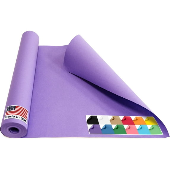 Paclord USA Made 18" x 1200" Lilac Kraft Paper Roll, 45 lbs Thickness ...