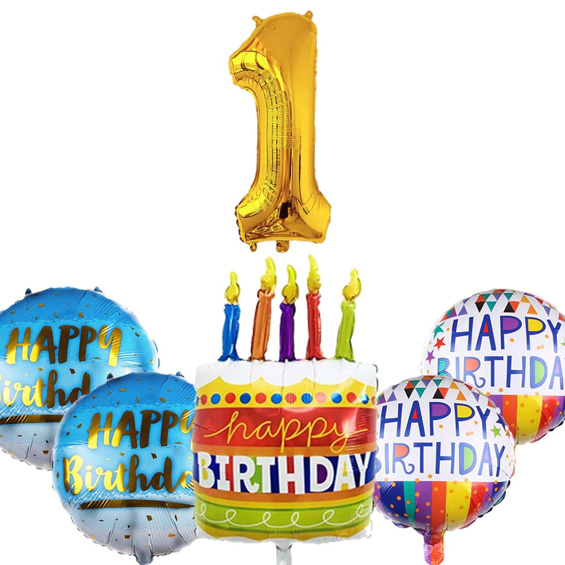 Pacman Balloons Party Supplies 1st Big Number Decorations Decor Kit ...