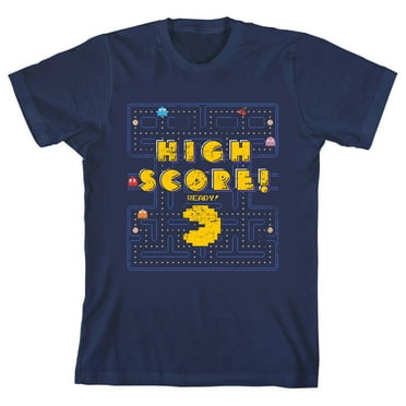 Pac-Man Boy's Game Action Graphic Print T-Shirt - Walmart.com