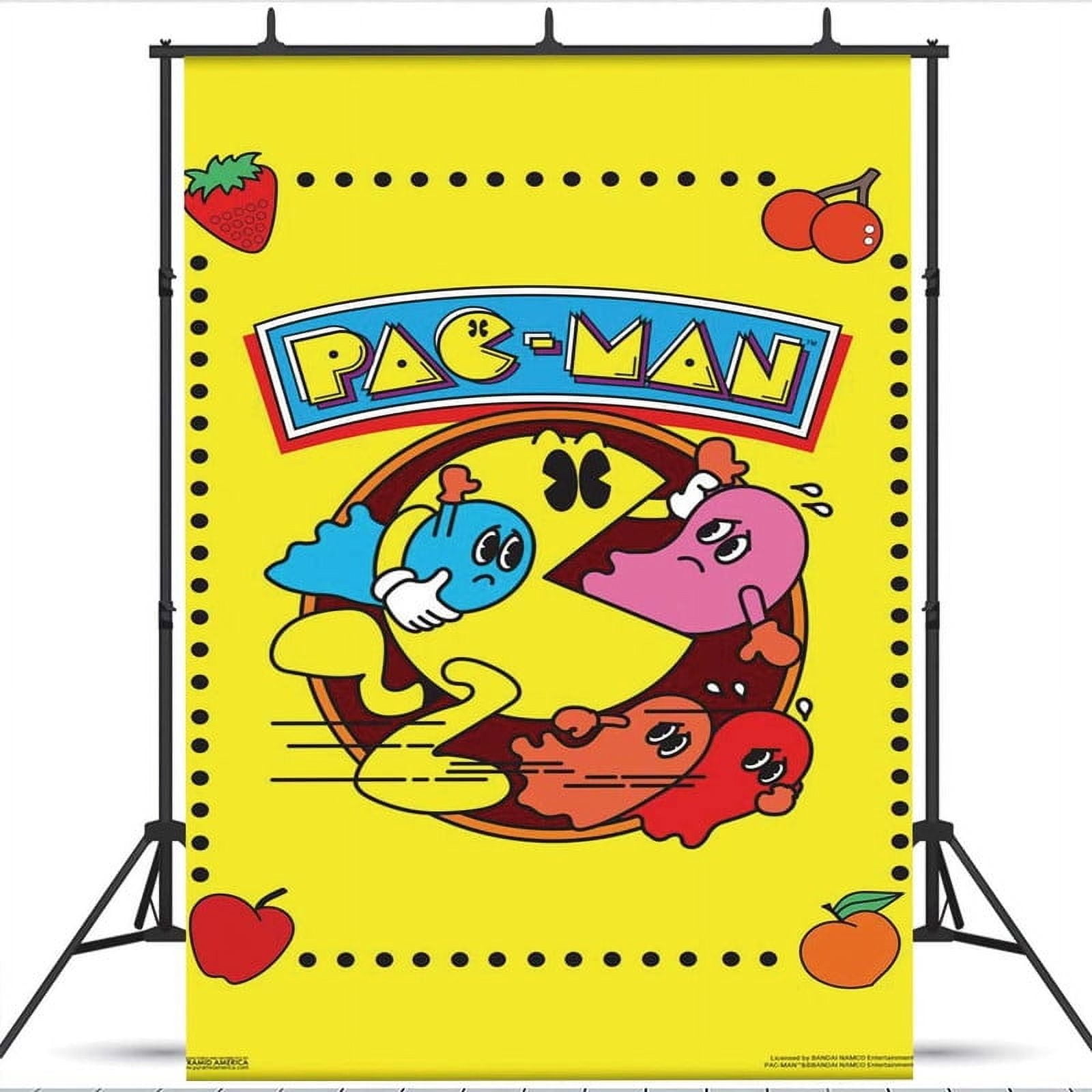 Pacman Party Supplies Background Backdrop Taspestry Banner Poster Decor ...