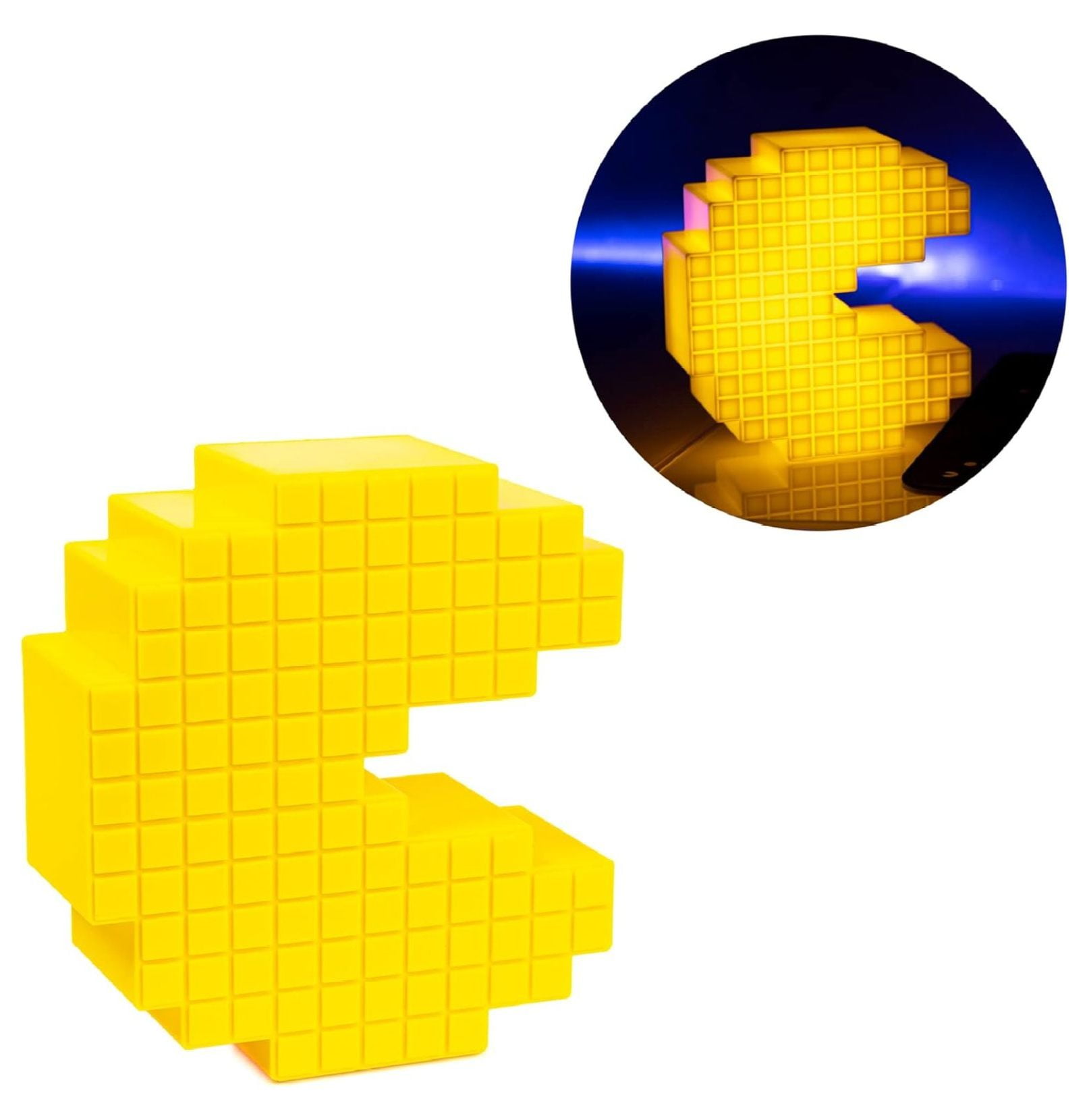 Pacman Pixelated Light - Vintage Gaming Desk Lamp - Walmart.com