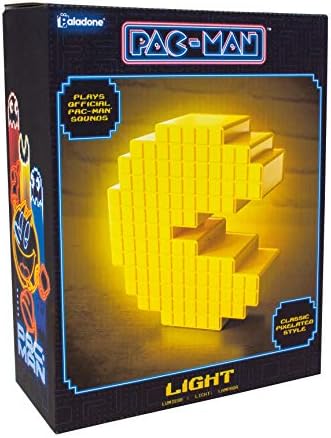 Pacman Pixelated Light - Vintage Gaming Desk Lamp - Walmart.com