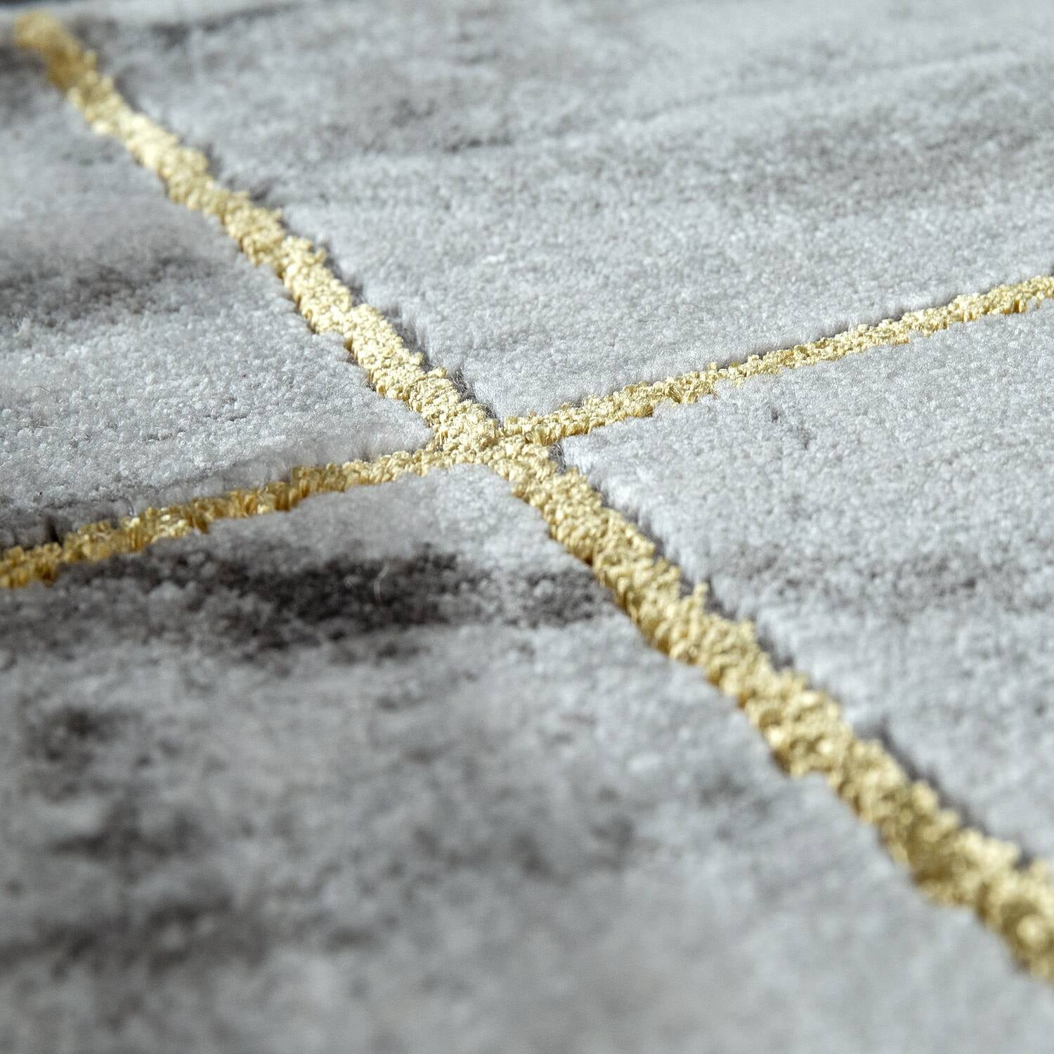 Paco Home Area Rug Modern Marble Pattern in cream gold grey for living ...