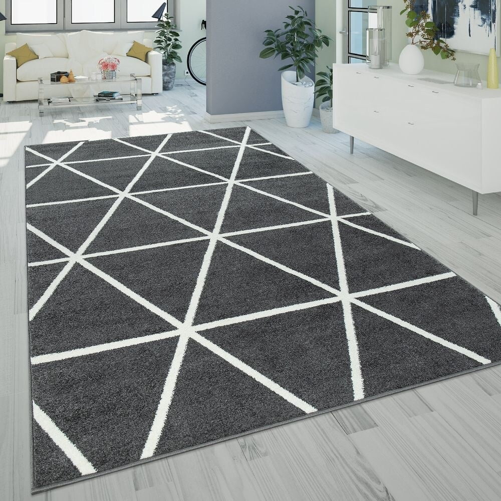 Paco Home Modern Area Rug for Living Room Geometric Pattern in pastel ...