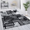 GLORY RUGS Area Rug Modern 4x6 Light red Circles Geometry Soft Hand ...