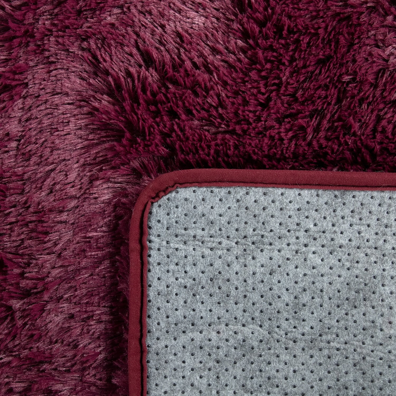 Paco Home Modern Shag Rug Soft & Fluffy In Solid Colors purple - 2' x 3 ...