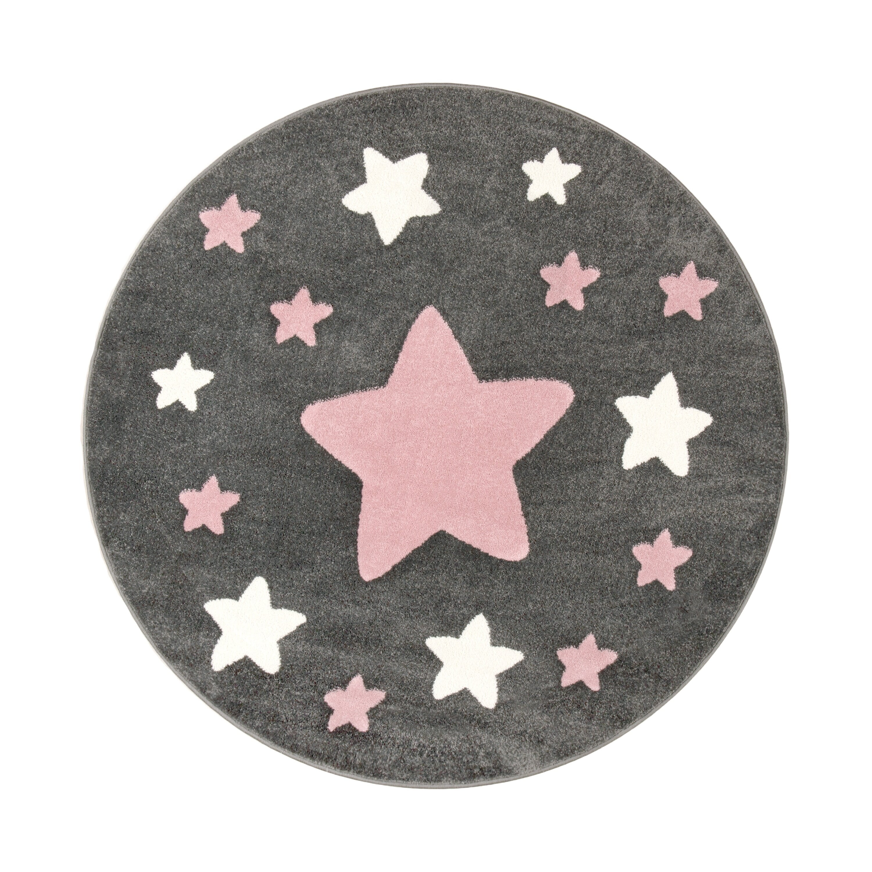 Paco Home Nursery Rug with Stars for Kids Room Starry Sky in Grey and ...