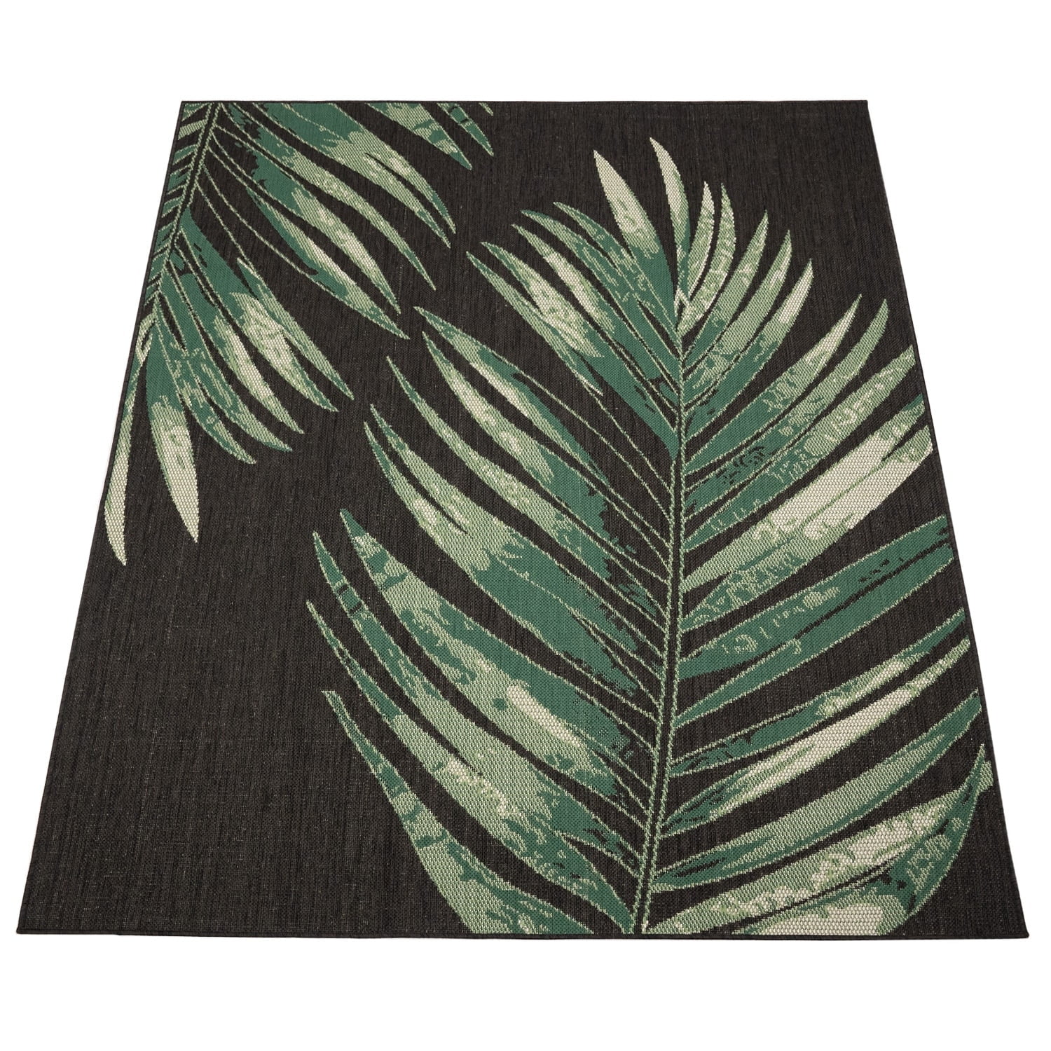 Paco Home Outdoor Rug with Floral Palm Leaf Design Waterproof 6'7" x 9 ...