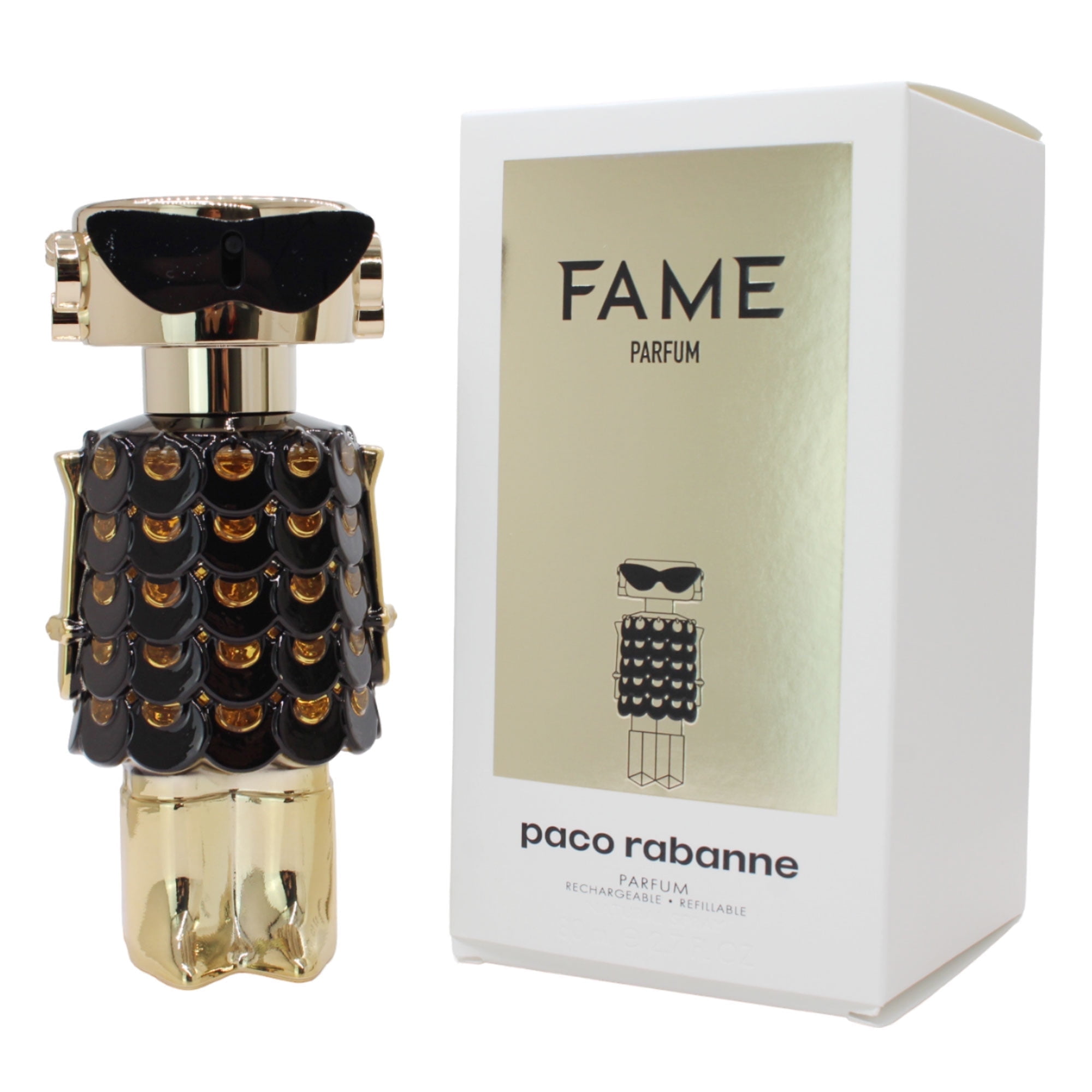Paco Rabanne Fame Parfum Rechargeable + Refillable 2.7 oz - Walmart.com