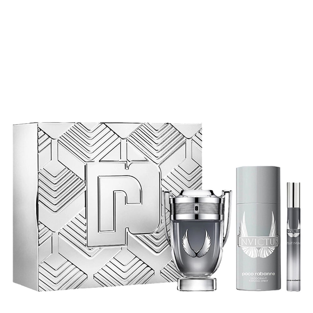 Paco Rabanne Invictus Platinum Gift Set - Walmart.com