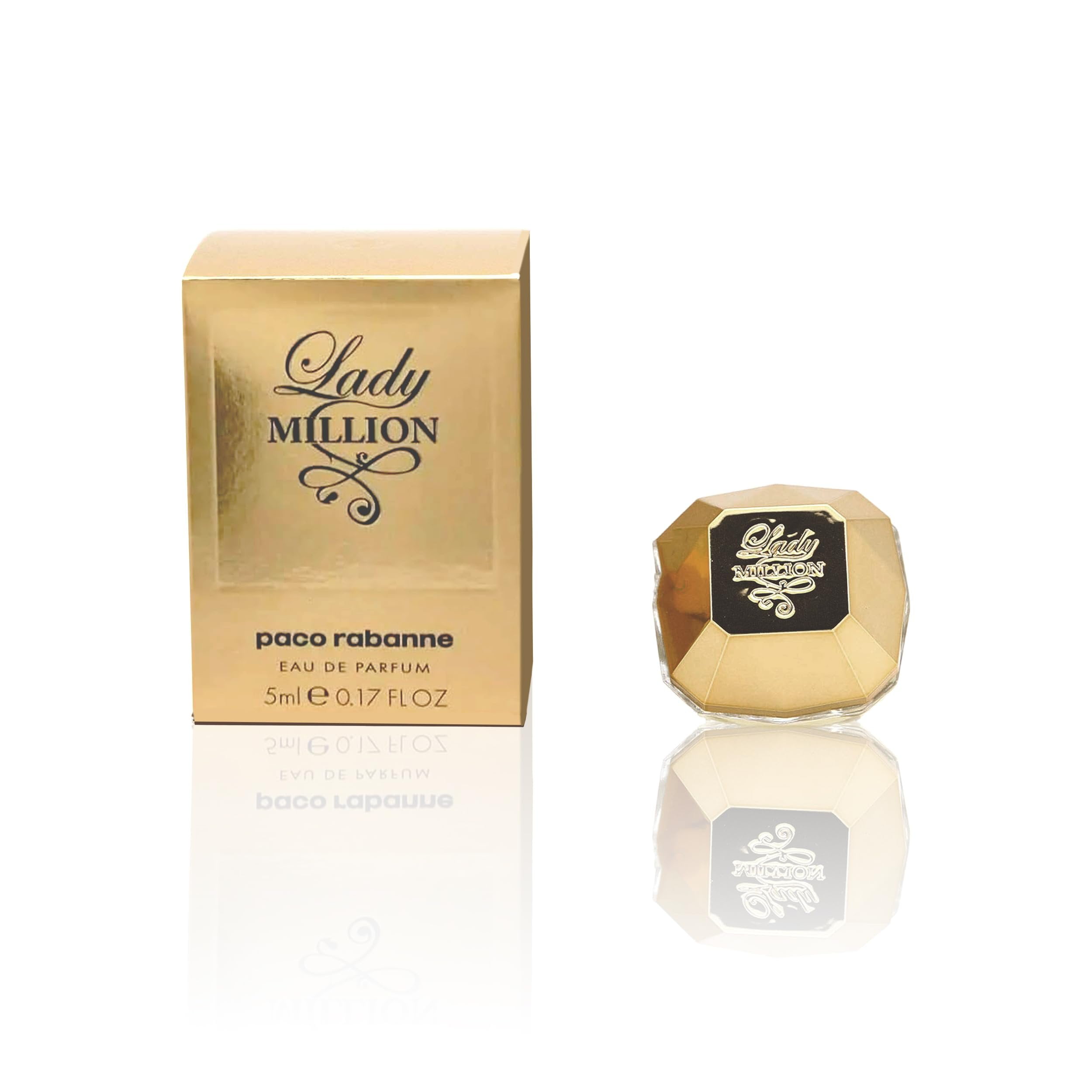 Paco Rabanne Lady million Perfume for Women EDP Mini Splash 0.17 fl oz ...
