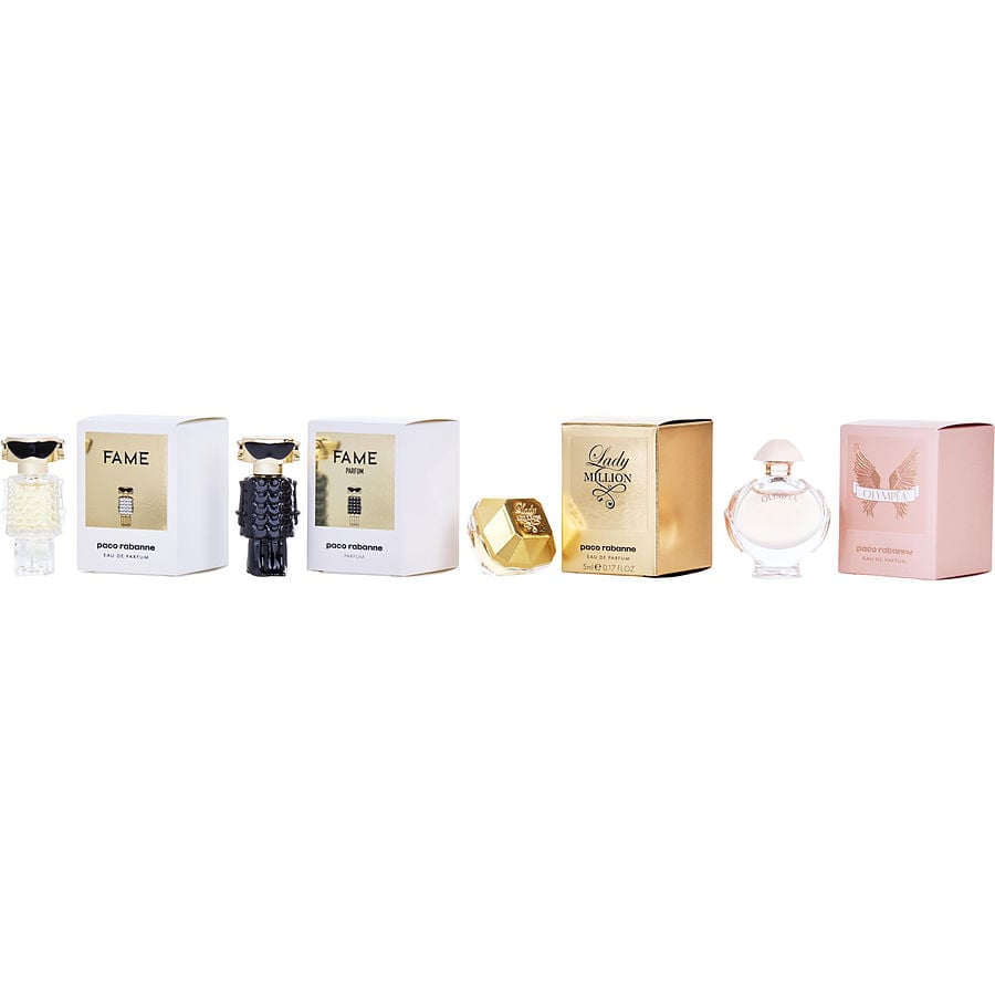 Paco Rabanne Variety By Paco Rabanne 4 Piece Womens Mini With Lady ...