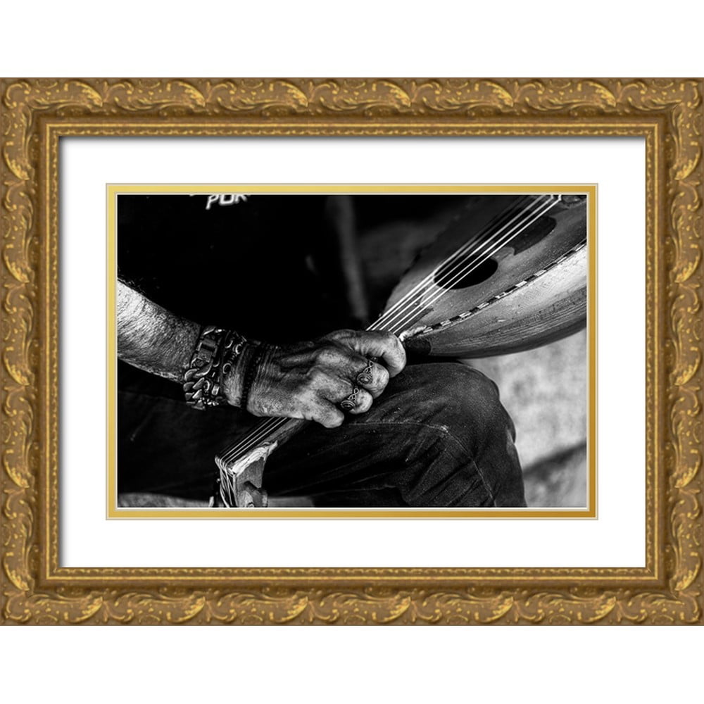 PacodlaCorte 32x23 Gold Ornate Wood Framed with Double Matting Museum ...