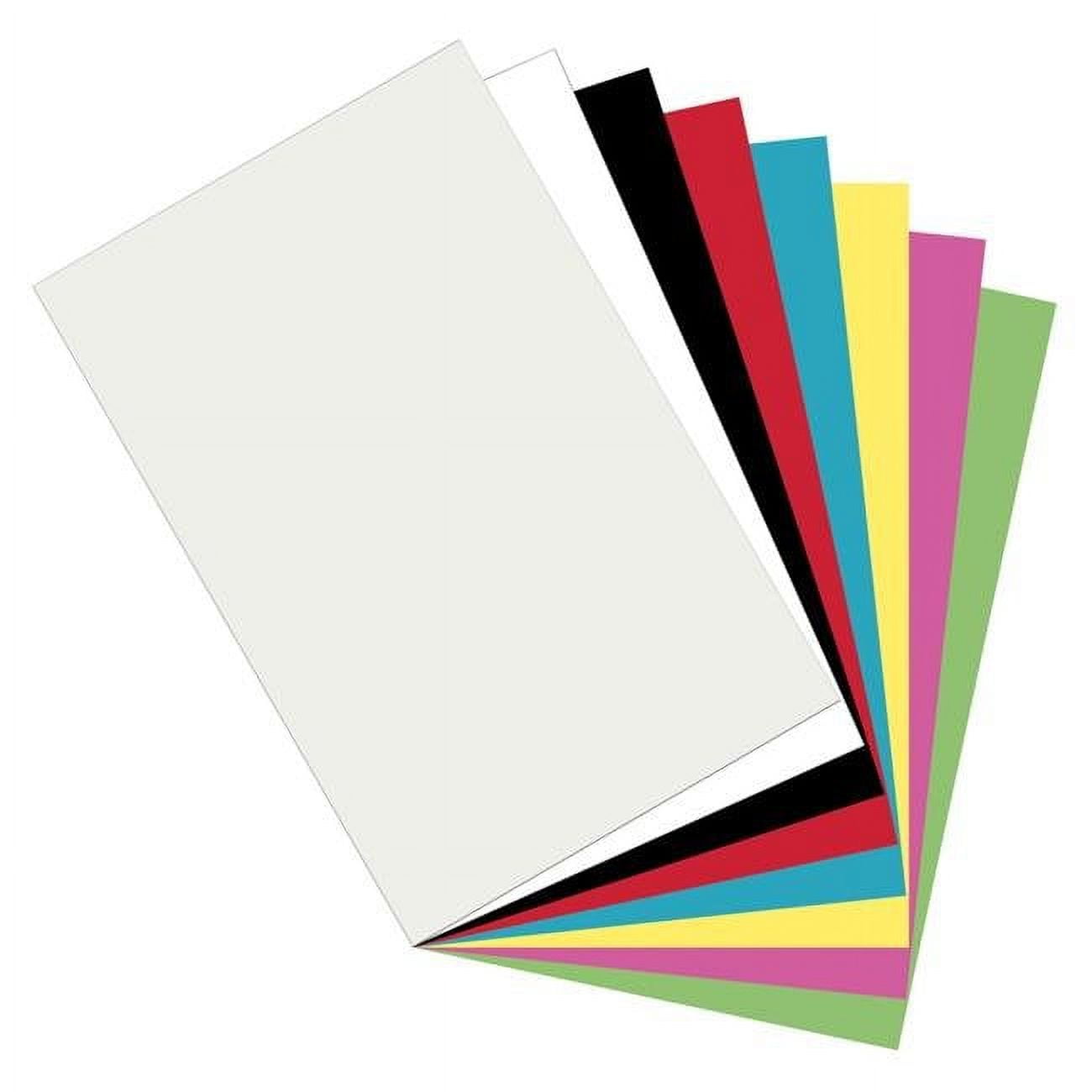 Pacon 1569265 11 x 17 in. Plastic Art Sheets, Assorted - Set of 8 ...