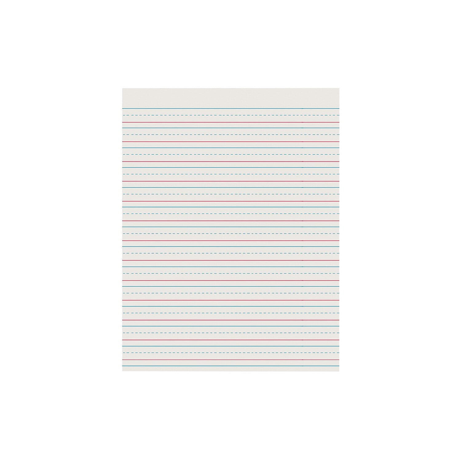 Pacon 8.5" x 11" Newsprint Handwriting Paper 1/2" x 1/4" x 1/4" Ruled ...