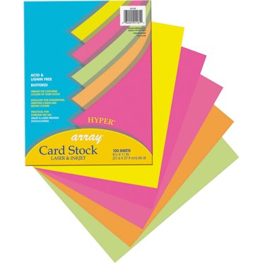 Pacon Array® Card Stock, 65 lb., Ivory, 100 Sheets - Walmart.com