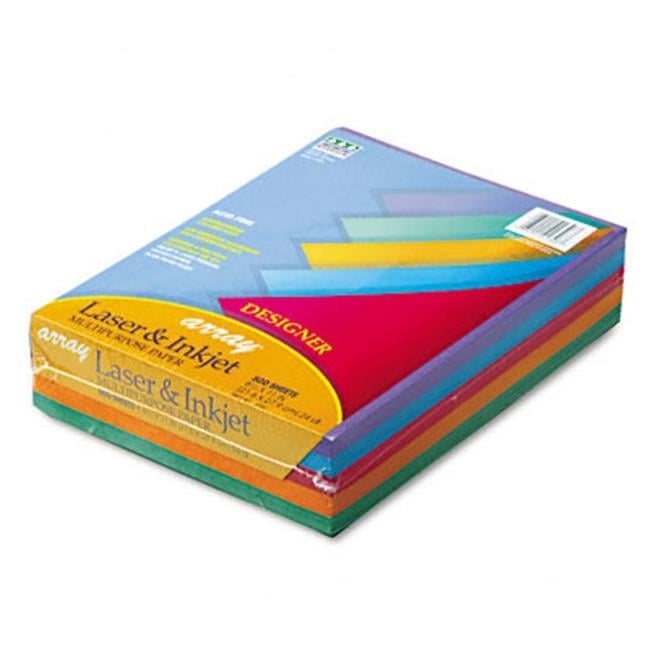 Pacon Array Colored Bond Paper- Assorted Designer Colors- 500/Ream ...